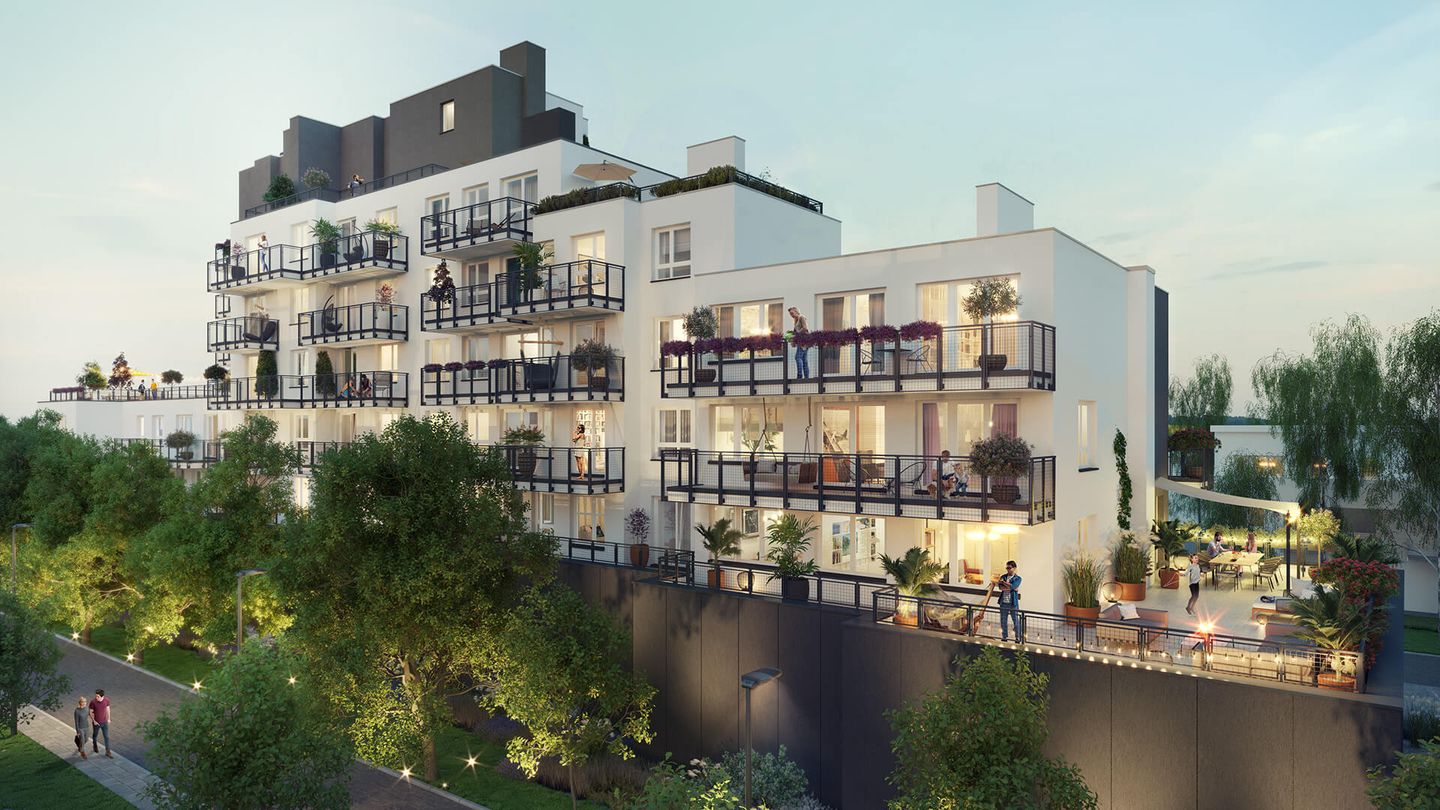 Przystanek Tarchomin 4 nowe mieszkania - Białołęka, Nowodwory, ul ...